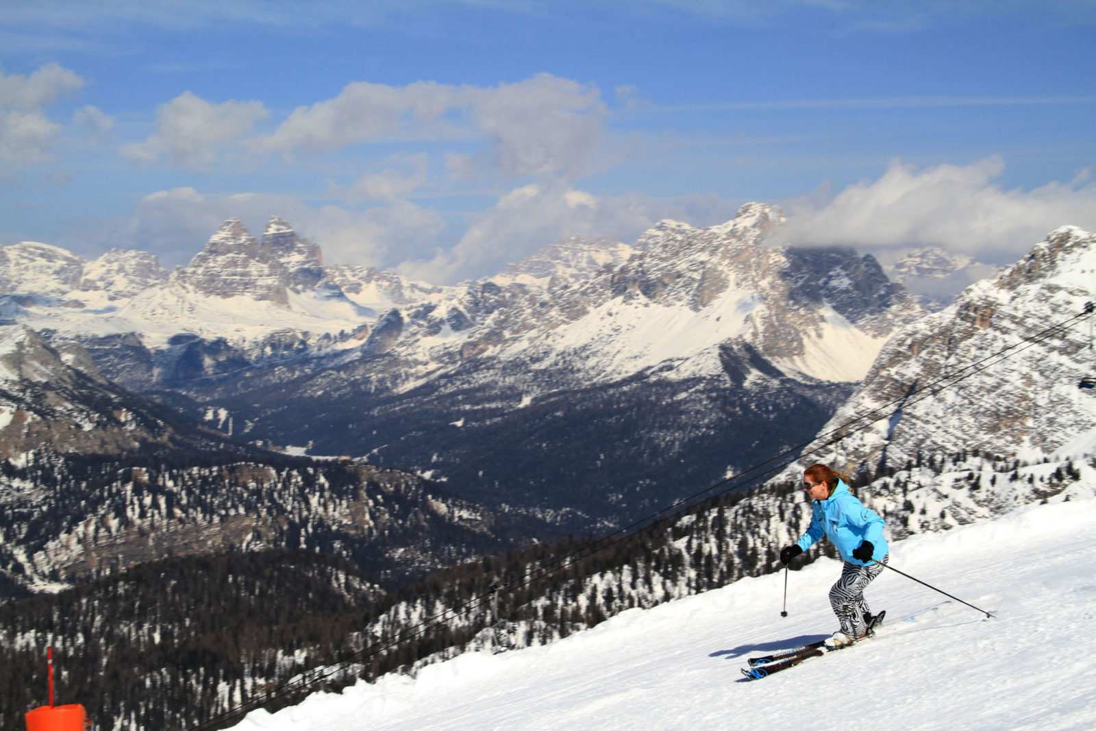Skiing Italy's Dolomites